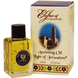 Holy 'Essence of Jerusalem' Anointing Oil - Light of Jerusalem Prayer ...