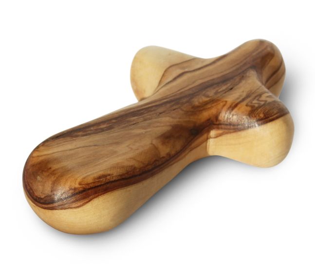 Olive Wood 'Comfort Cross' from the Land Jesus - The Jerusalem Gift Shop