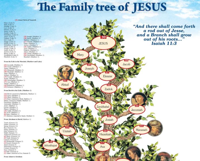 Shop The Family Tree of Jesus Poster - Printed in the Holy Land - The ...