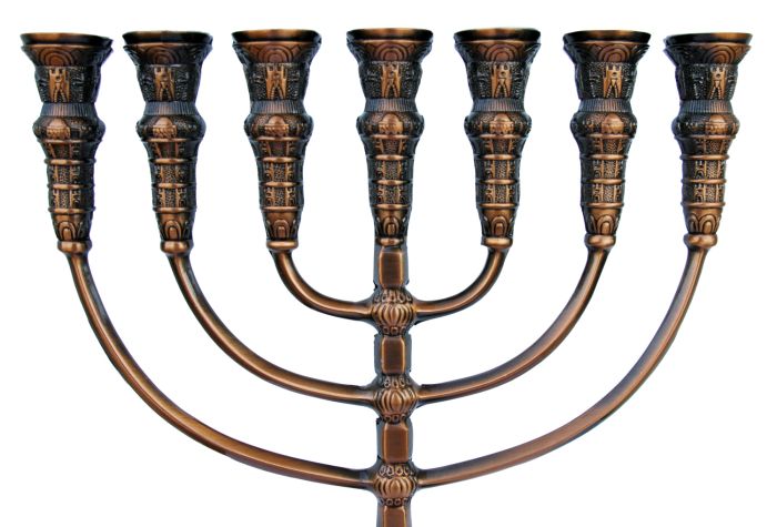 Jerusalem Menorah Bronze - The Jerusalem Gift Shop
