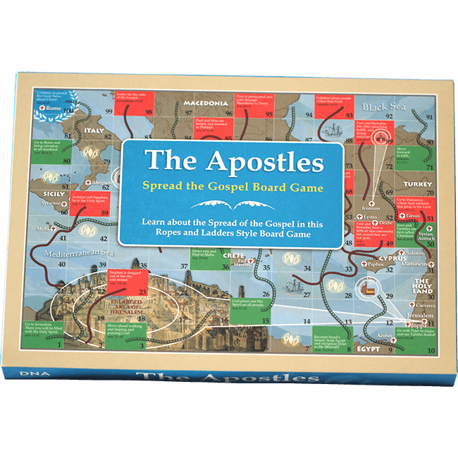Board Game - The Apostles Spread the Gospel - The Jerusalem Gift Shop