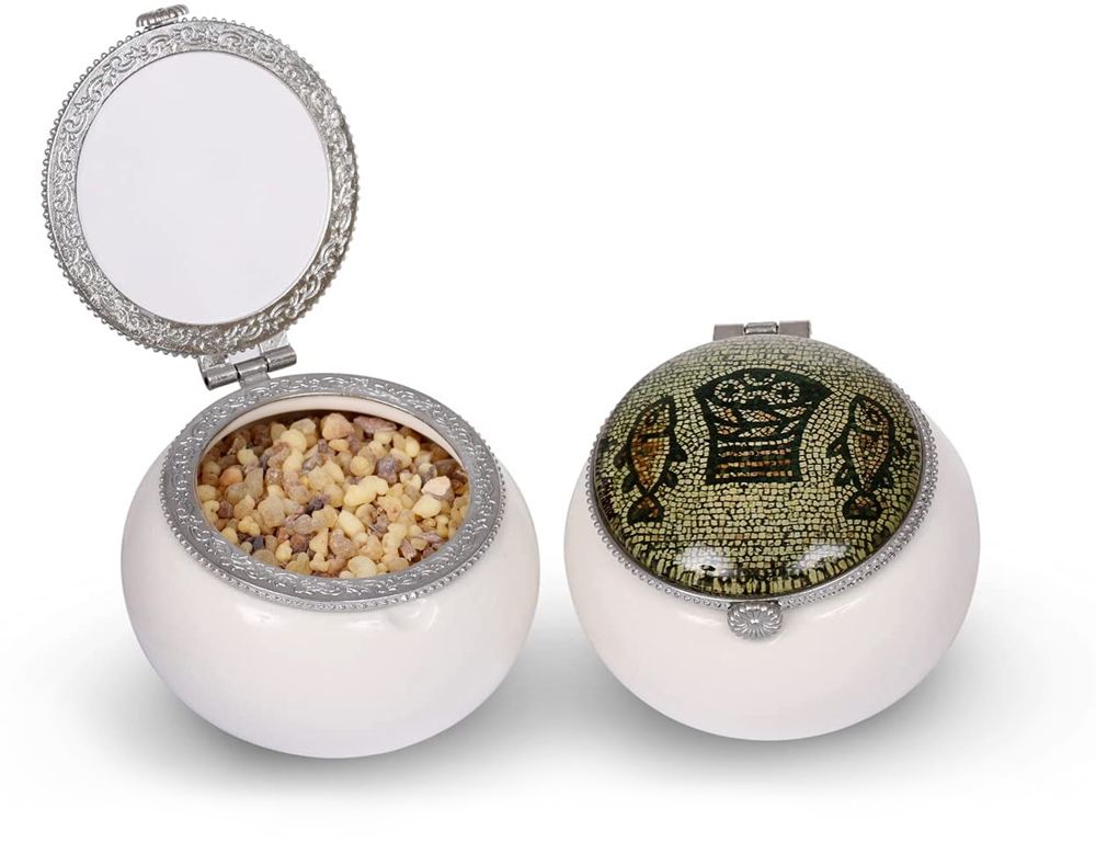 Holy Incense from Jerusalem - Frankincense and Myrrh in a Treasure Box ...
