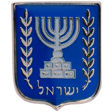 USA-Israel Ribbon Lapel Pin - The Jerusalem Gift Shop