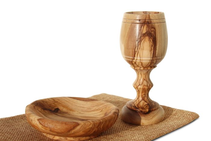 The Lord's Supper Cup & Round Bread Dish - Made in Bethlehem from ...